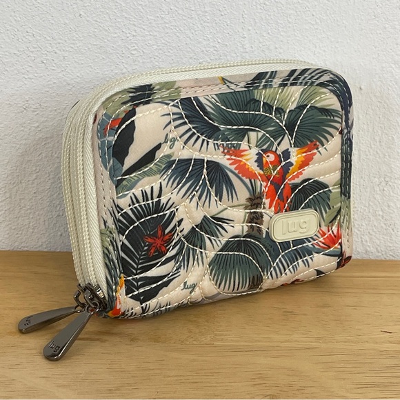 lug | Bags | Lug Splits Tropical Print Rfid Zip Wallet | Poshmark